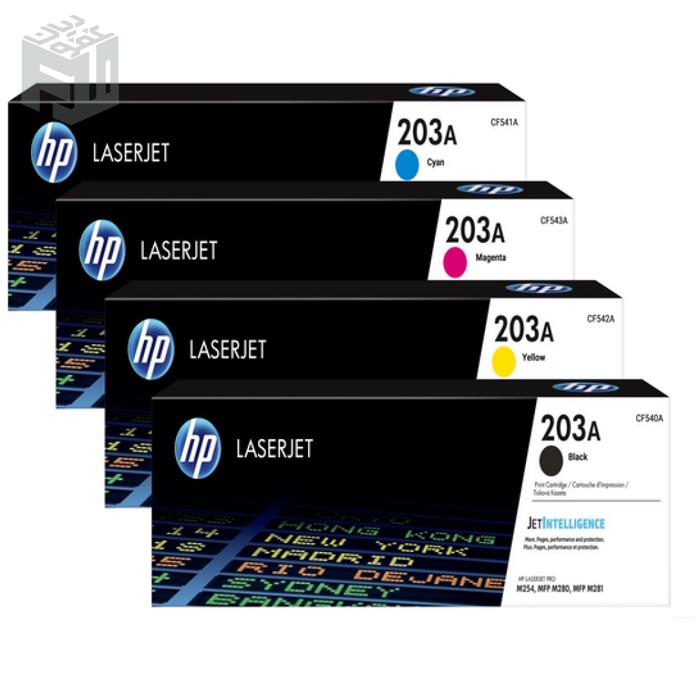 پک چهاررنگ کارتریج لیزری Hp 203a